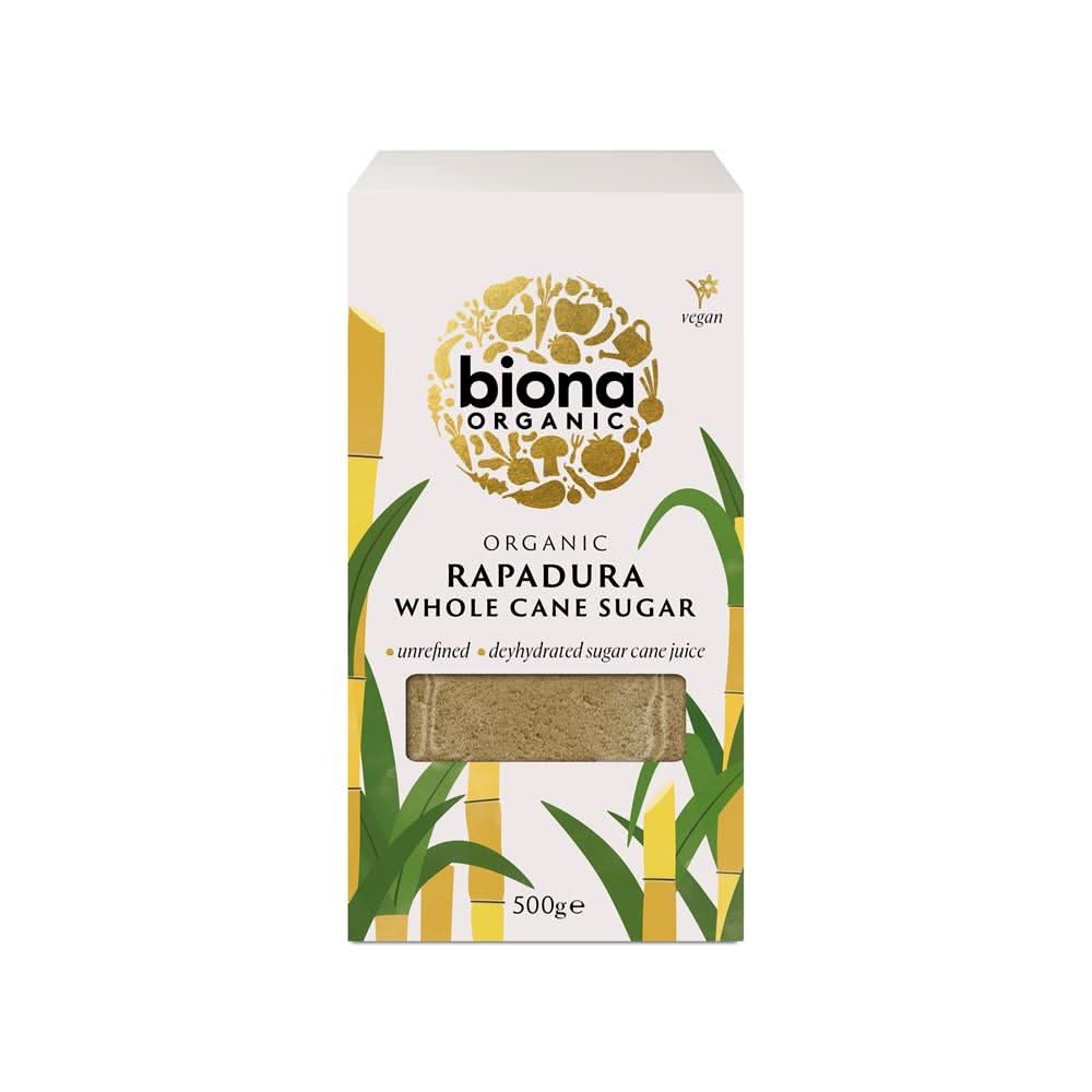 Biona Organic Rapadura/Sucanat Sugar 500g — Quickvit