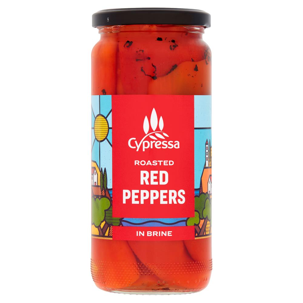 Cypressa Roasted Red Peppers 465g — QuickVit