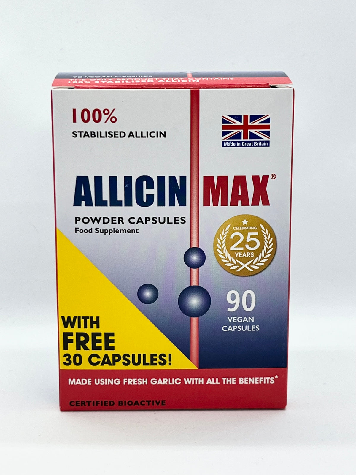 Allicin Max 90+30 Capsules | Immune Support Supplement — Quickvit