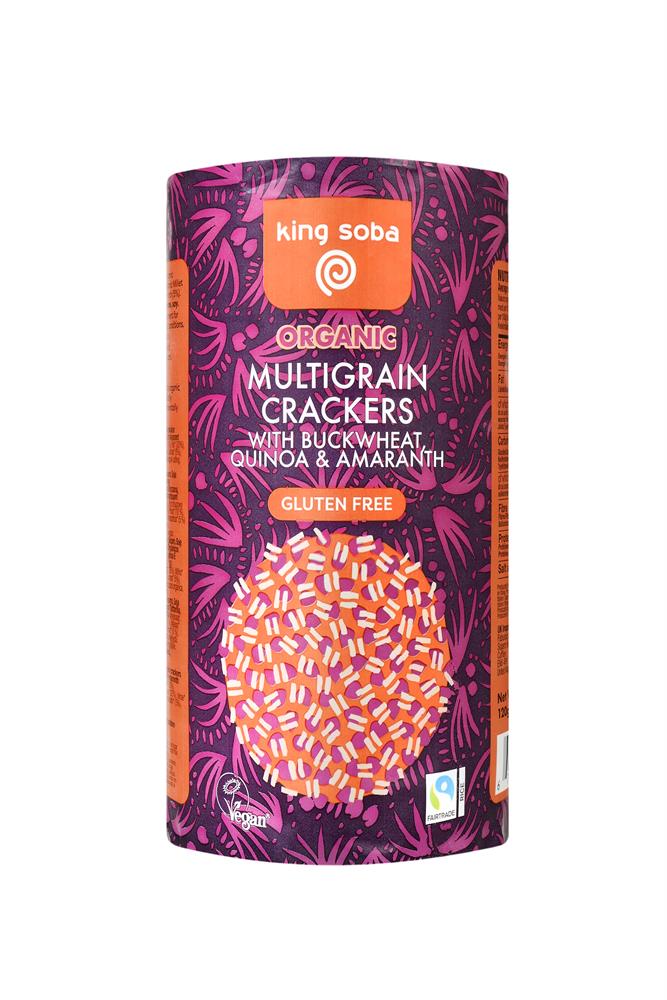 King Soba Org Multigrain Crackers 120g — QuickVit