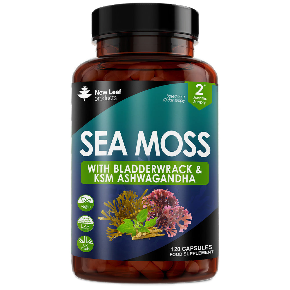 New Leaf Sea Moss Complex 120 Vegan Capsules — QuickVit