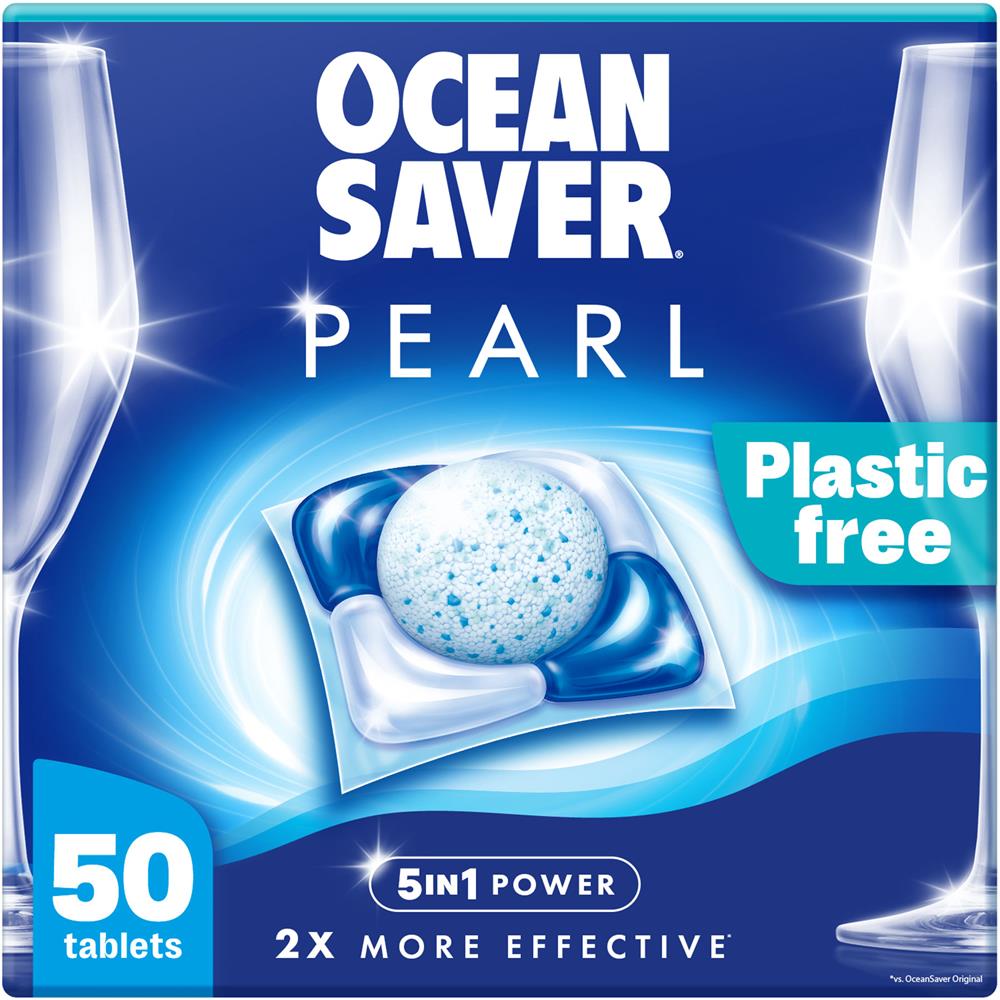 OceanSaver Pearl All-in-One Dishwash Tabs x 50 Tablets — Quickvit