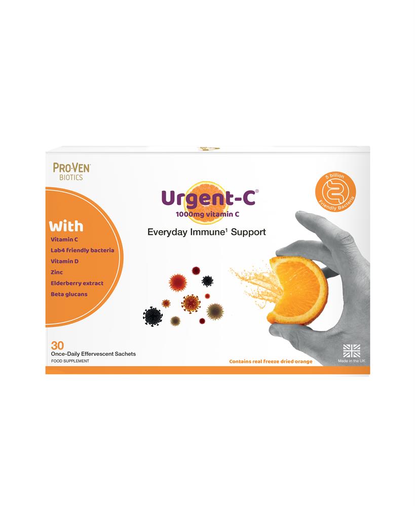 Proven Urgent C 1000mg Vitamin C 30 Sachets — Quickvit
