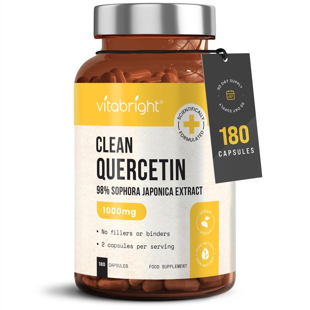 Vitabright Quercetin 180 Capsules — QuickVit