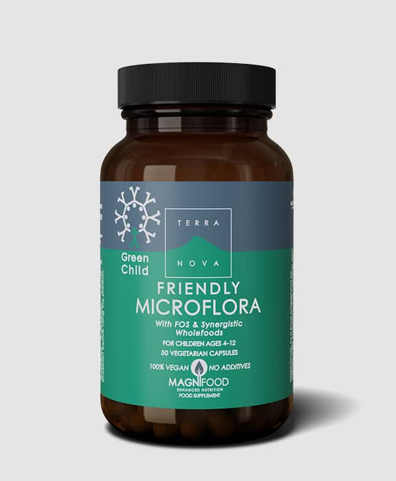 Terranova Green Child Friendly Microflora 50 Capsules | Quickvit