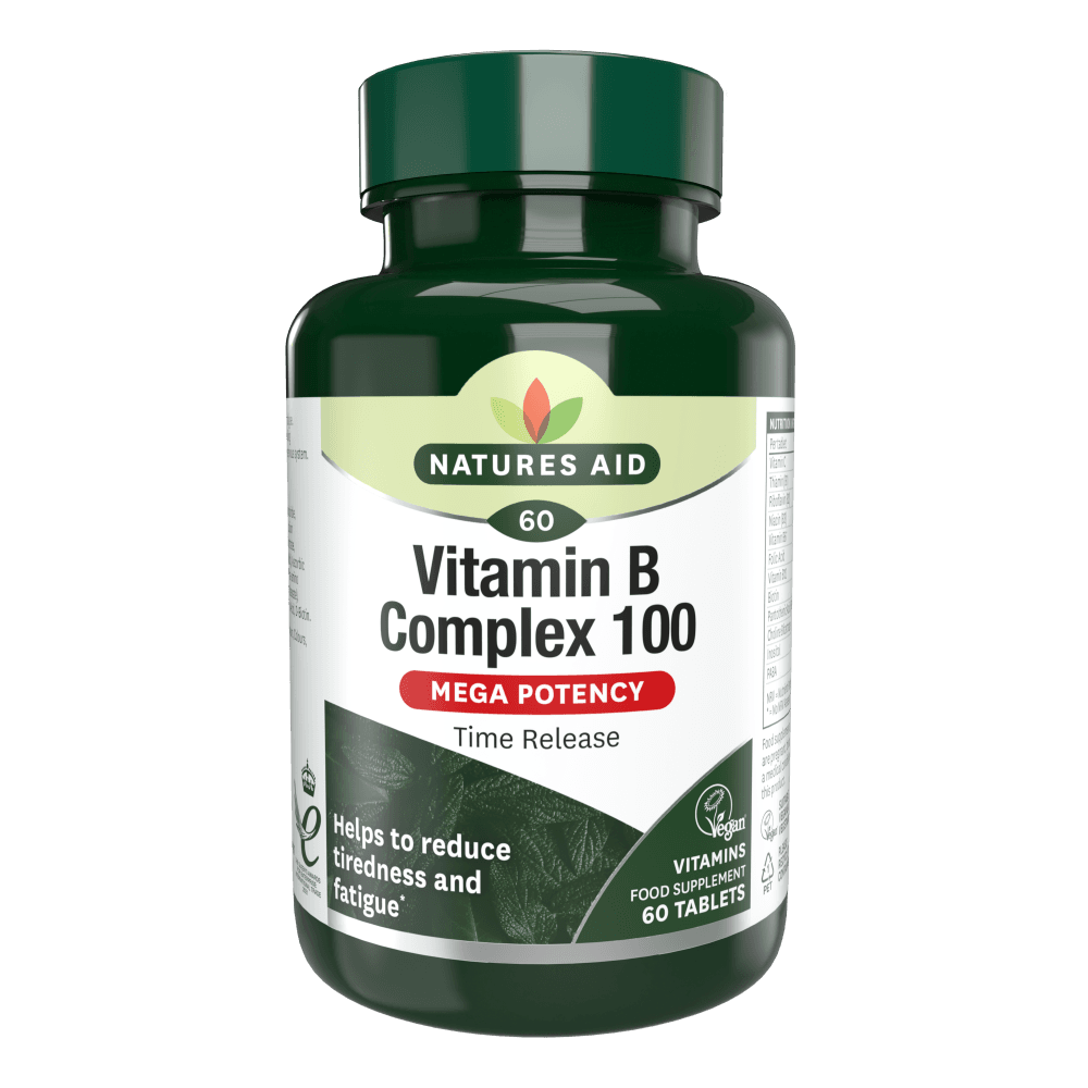 Natures Aid B Complex (Mega Potency) 100mg 30 tabs | Quickvit