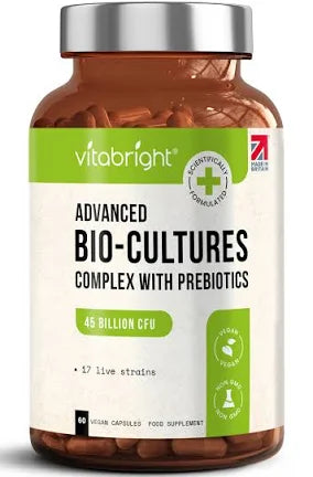 Vitabright Bio Cultures Probiotics 60 Capsules — Quickvit