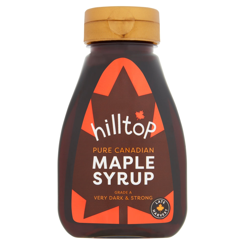 Hilltop Honey Very Dark Maple Syrup 230g - QuickVit