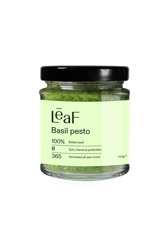 Leaf Basil Pesto 190g — QuickVit