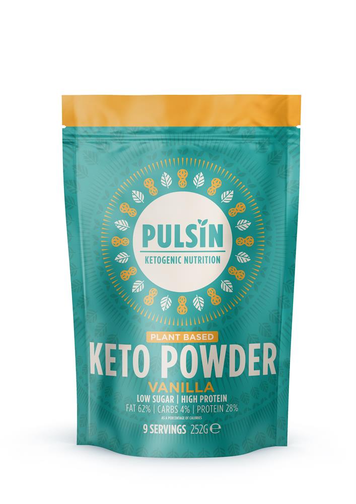 Pulsin Vanilla Keto Protein Powder 252g — Quickvit