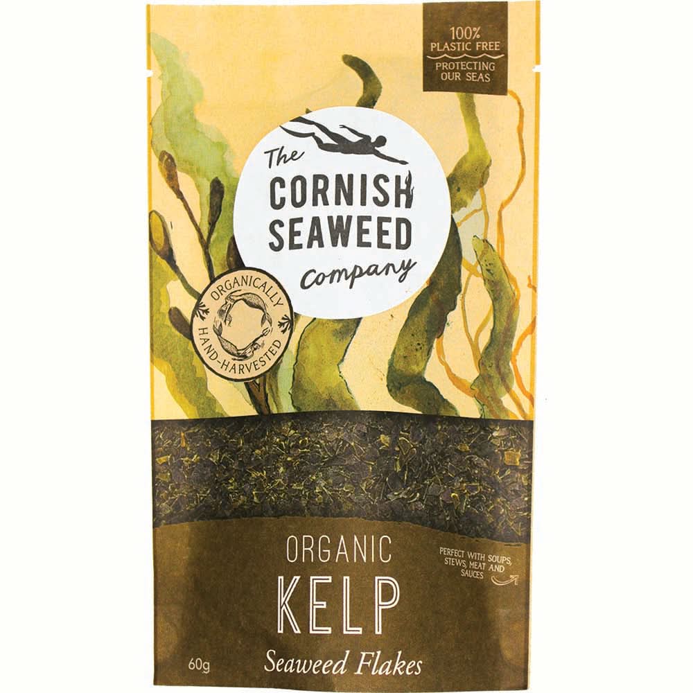 The Cornish Seaweed Company Organic Kelp Flakes 60g — Quickvit