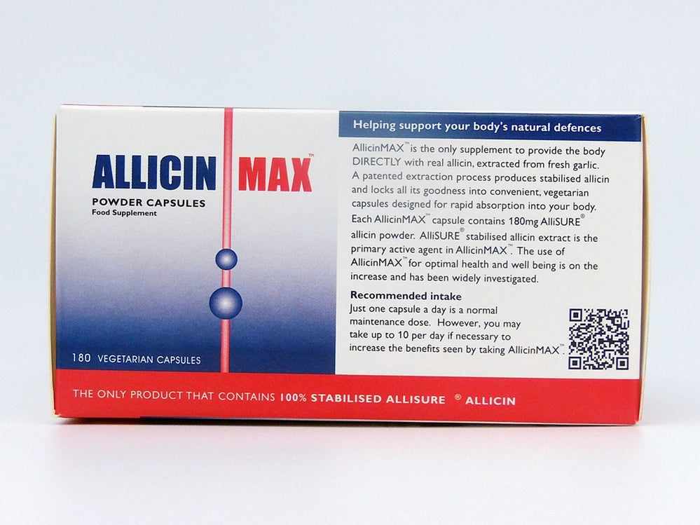 Allicin Max Garlic Capsules – 180 Capsules — QuickVit