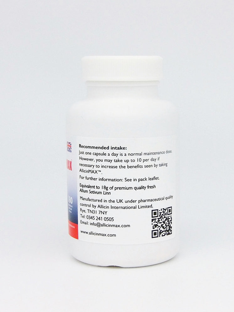 Allicin Max Garlic Capsules – 180 Capsules — QuickVit