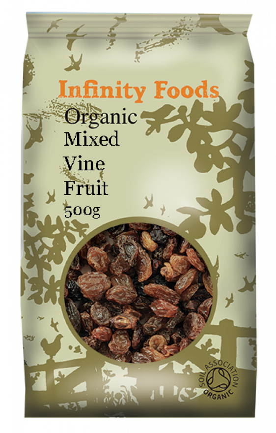 Infinity Foods Organic Mixed Vine Fruit 500g — QuickVit