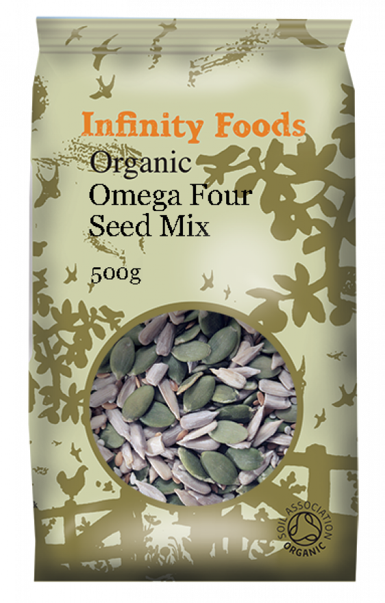 Infinity Foods Organic Omega Four Seed Mix 500g — Quickvit
