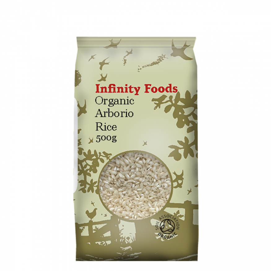 Infinity Foods Organic White Arborio Rice 500g — Quickvit