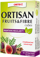 Ortis Ortisan Herbal Fruits & Fibre Cubes 12 | Quickvit — QuickVit